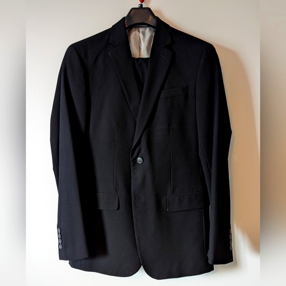 jcpenney | Suits & Blazers | J Ferrar Black Suit | Poshmark